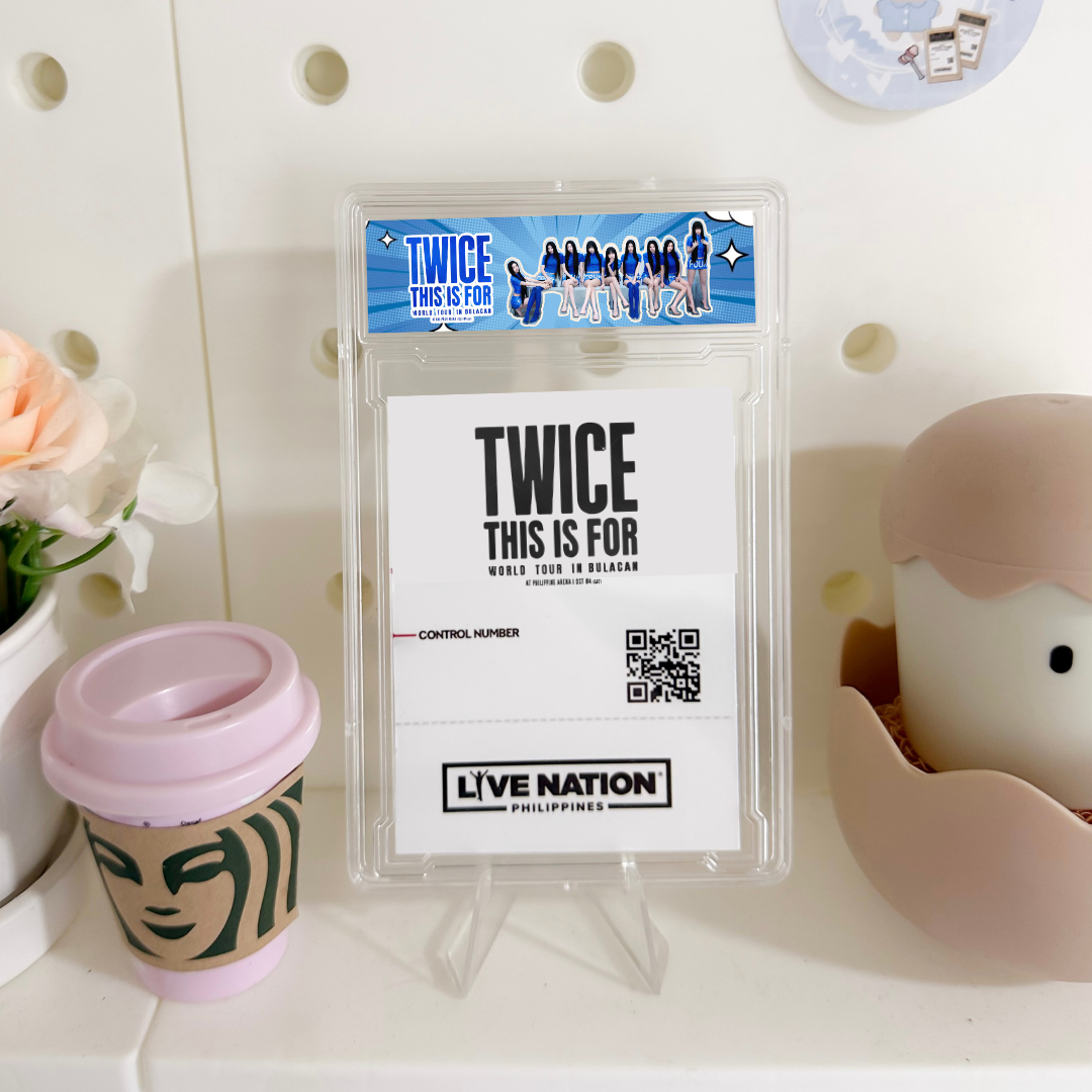 TWICE This is For World Tour 2025 Acrylic Concert Ticket & Photocard ...