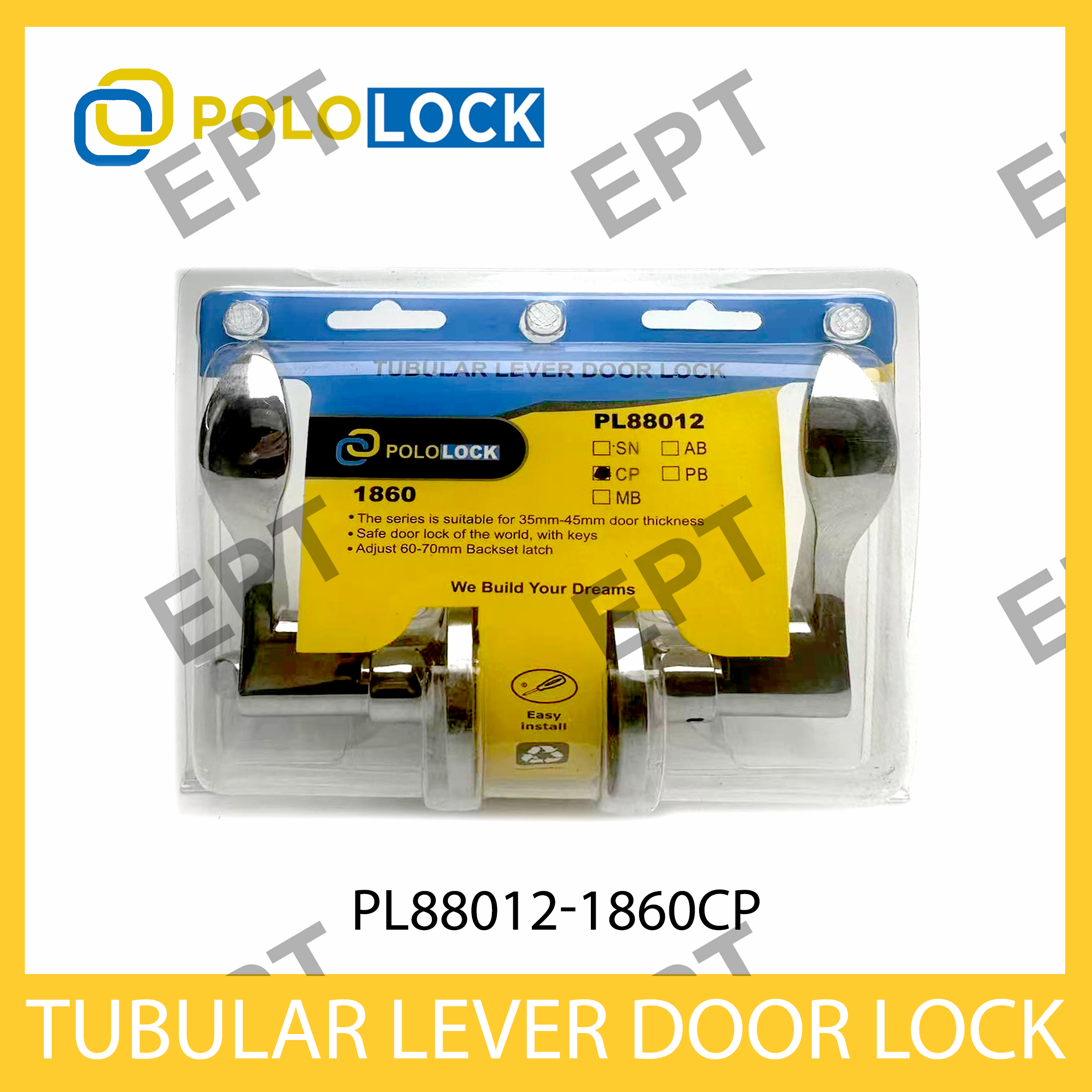 POLOLOCK Tubular Lever Door Lock 88012 | Shopee Malaysia