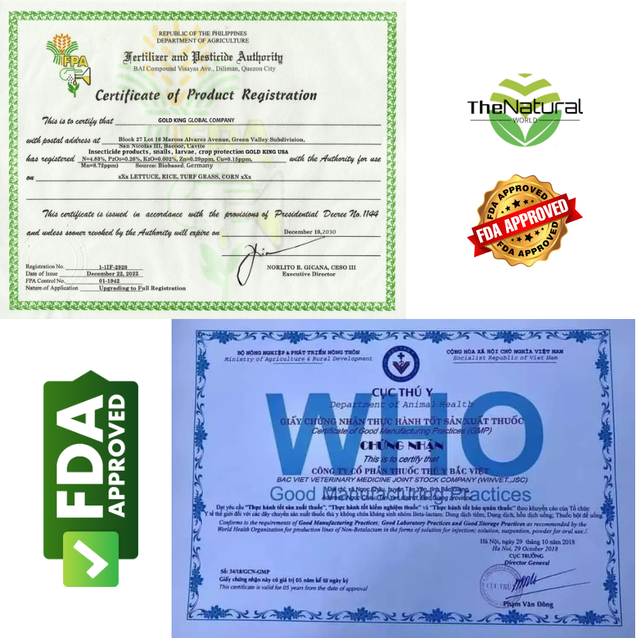 Gold King USA 250G Growth Booster Feed for Pigs, Cattle, Poultry Fast ...