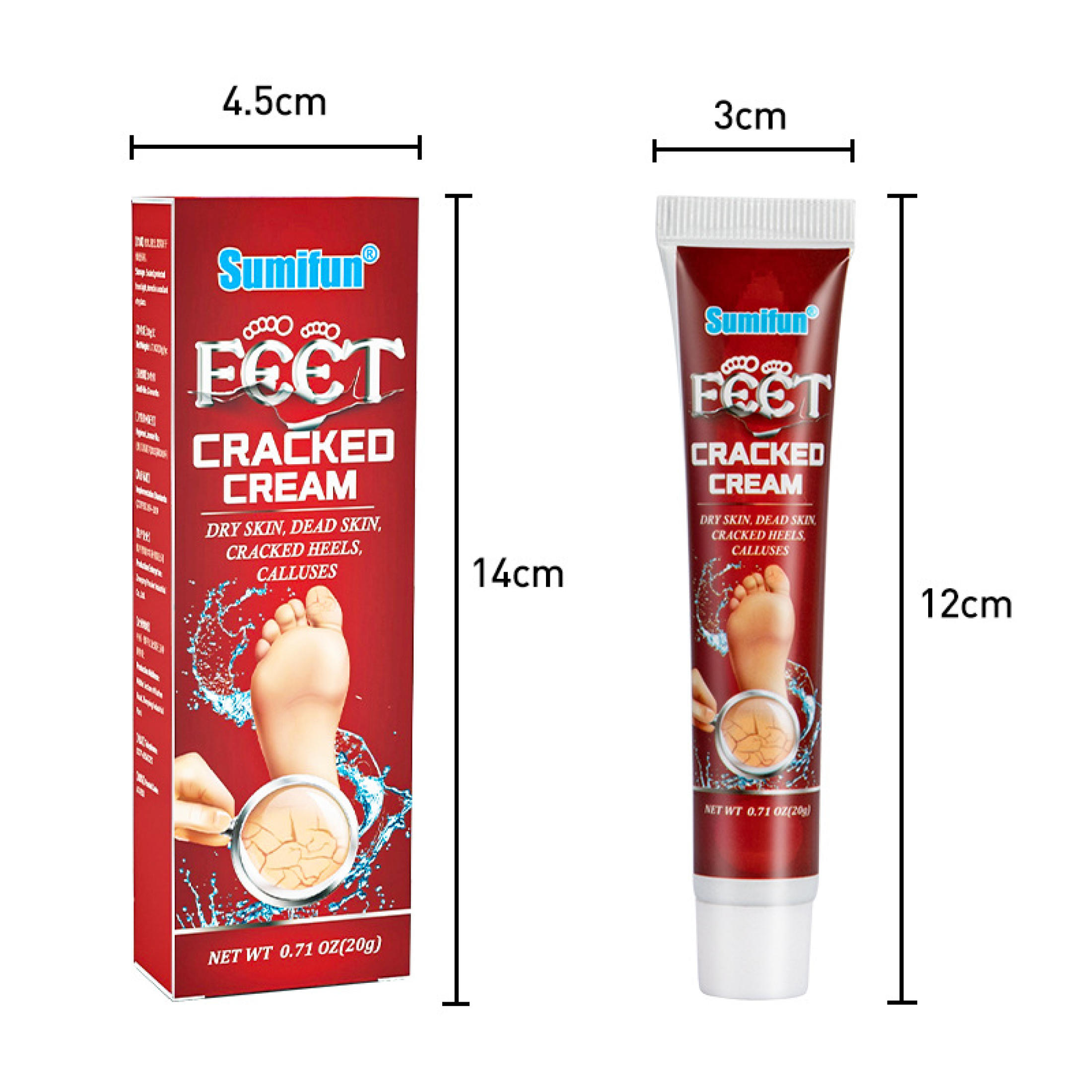 Cracked Heel Cream Foot Care Foot Crack Cream Remover Foot Repair Cream ...