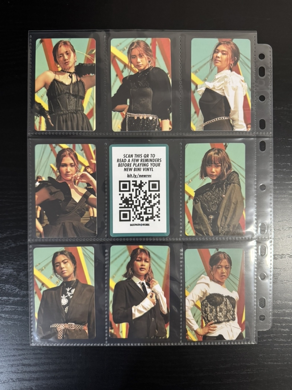 BINI Vinyl Album OFFICIAL Photocards Backspacer Records - Born to Win ...
