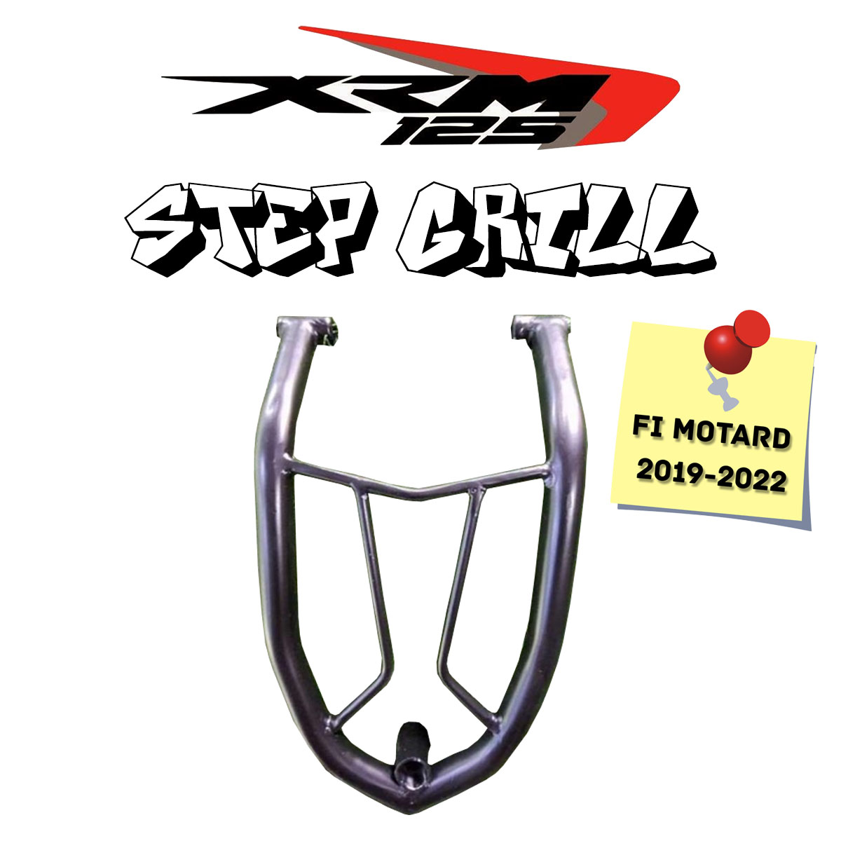 Honda XRM 125 - Step Grill (Carb-Motard-Digital) | Shopee Malaysia