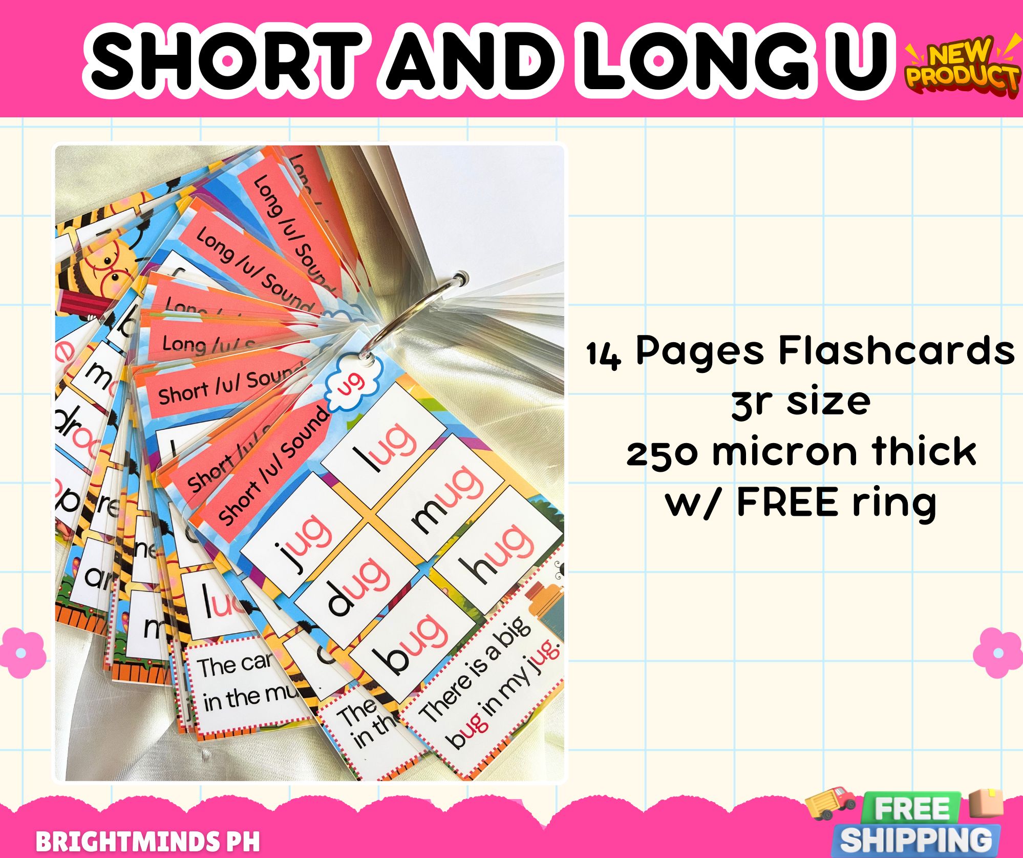 CVC word Family Vocabulary Cards Short vowels and long vowels ...