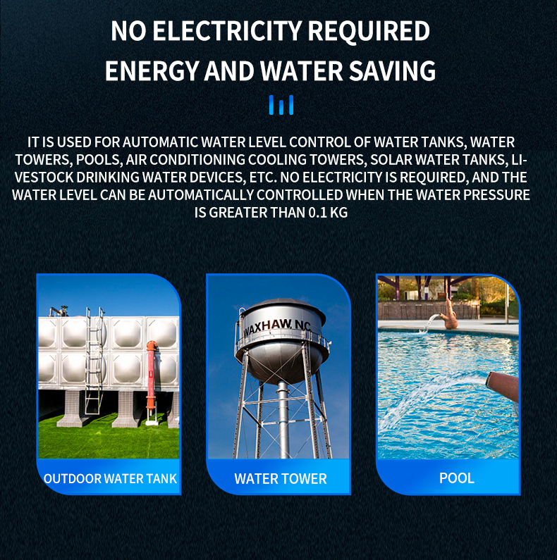 Automatic Water Level Built-in Control Valve Float Tower Tank Floating ...