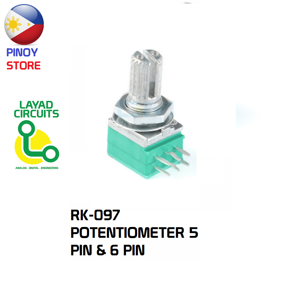 RK-097 potentiometer 5 pin & RK-097 potentiometer 6 pin | Shopee Malaysia