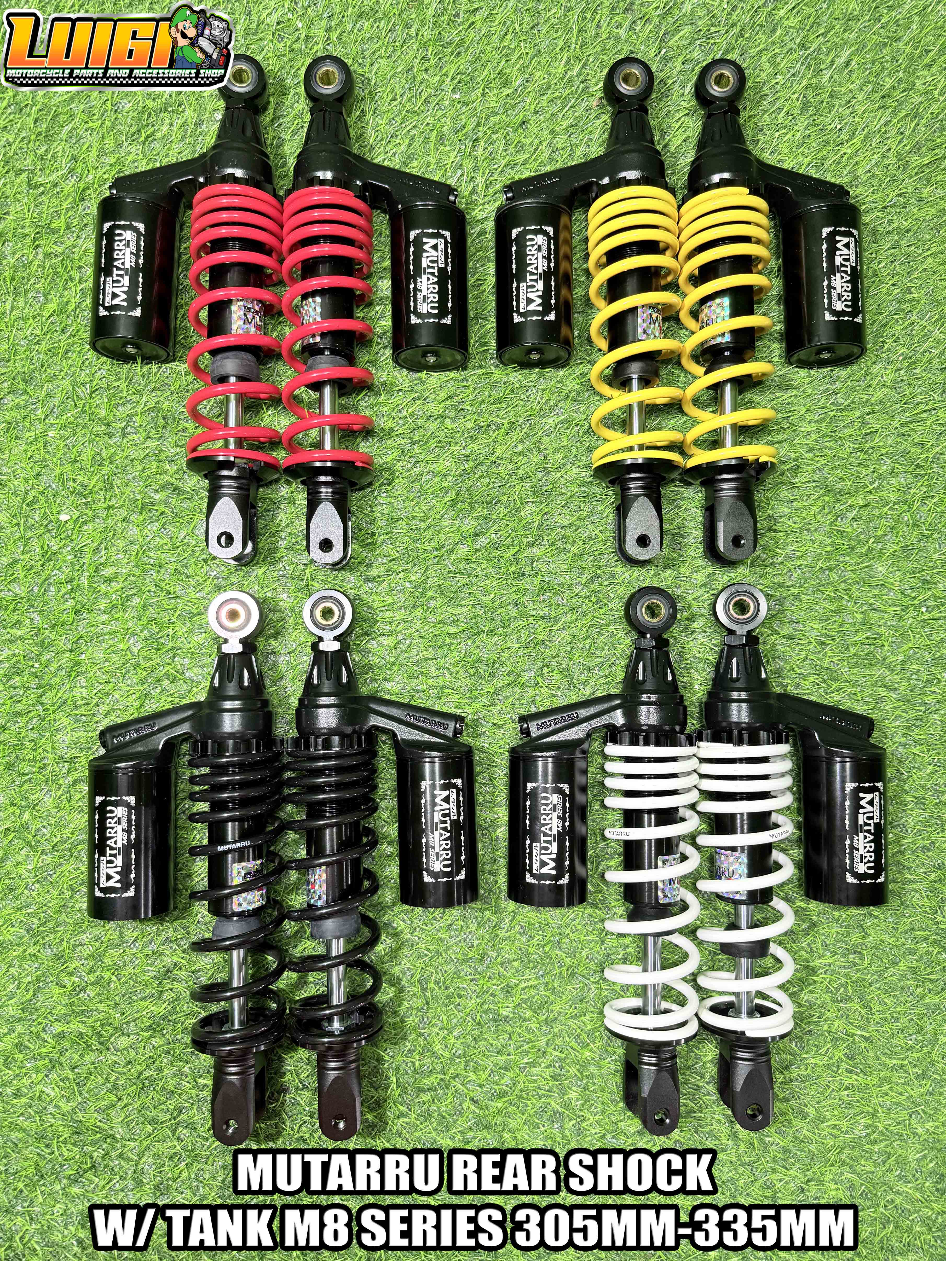 MUTARRU YAMAHA NMAX V2, AEROX V2 REAR SHOCK ABSORBER W/ TANK M8 SERIES 305MM-335MM | Shopee Malaysia