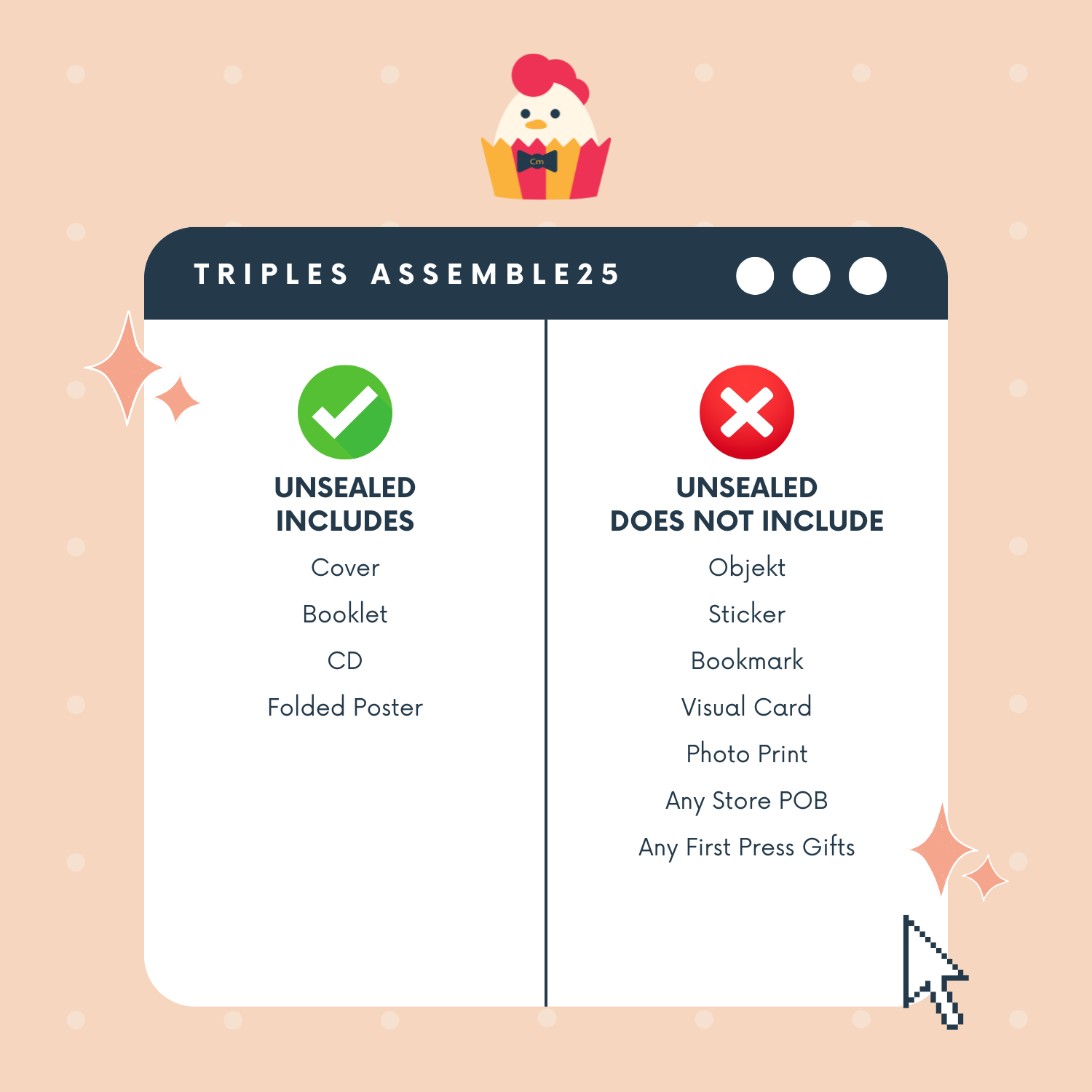 TripleS Assemble25 Official Album (Unsealed) | Shopee Malaysia