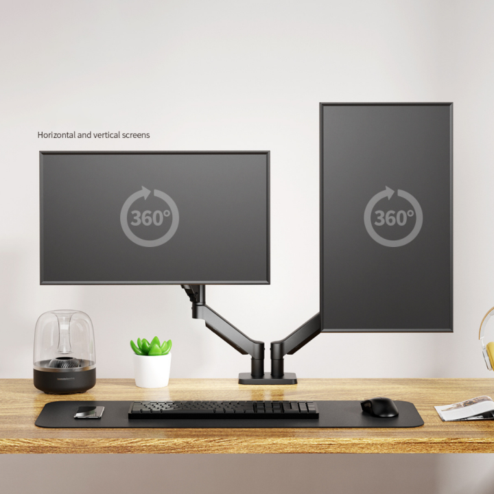 EXPOSE Monitor stand dual monitor mount for desk monitor riser portable ...