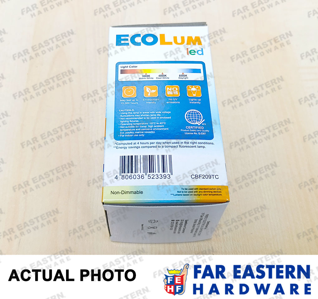 ECOLUM LED Light Bulb with Tri Color Daylight | Cool White | Warm White ...