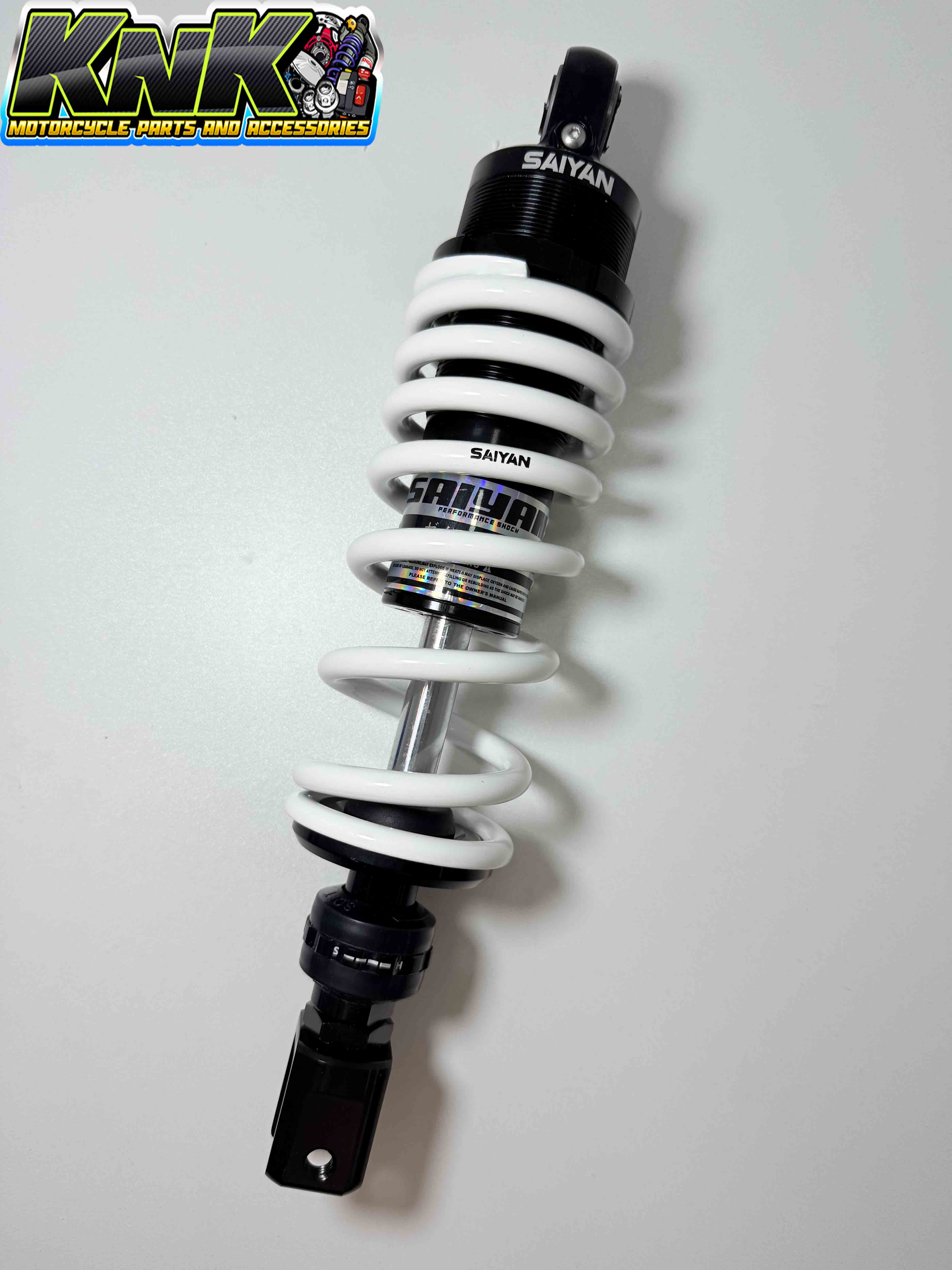 SAIYAN REAR SHOCK FULLY ADJUSTABLE 330MM FOR HONDA CLICK 125 / CLICK ...
