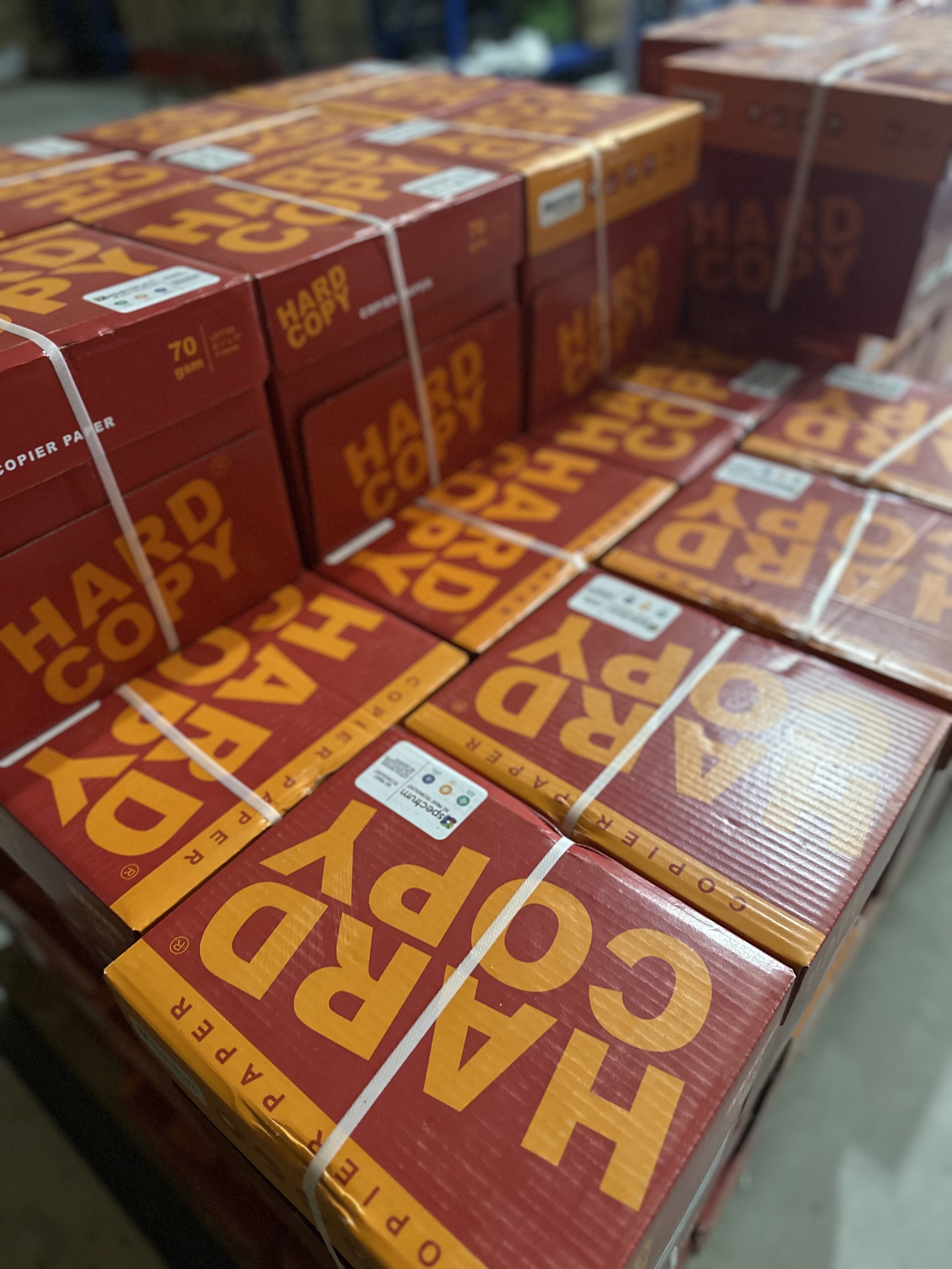 500 Sheets Hard Copy Paper Short Long & A4 Size Bond Paper Per Ream ...