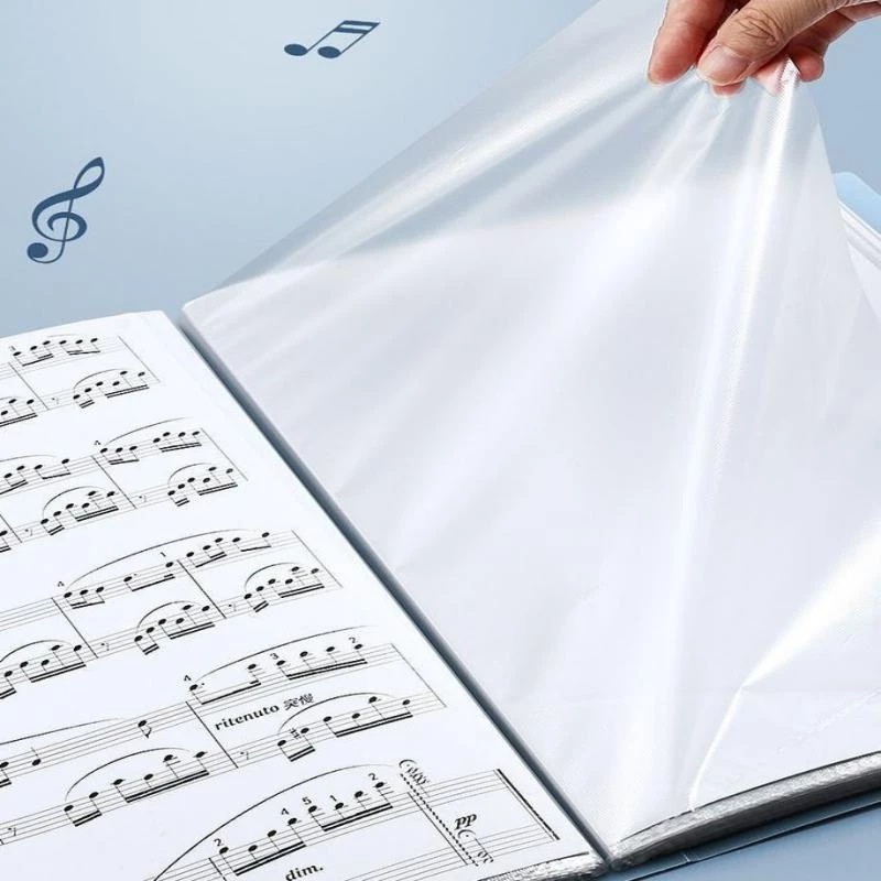 Clear book A4 long file organizer folder presentation document holder ...