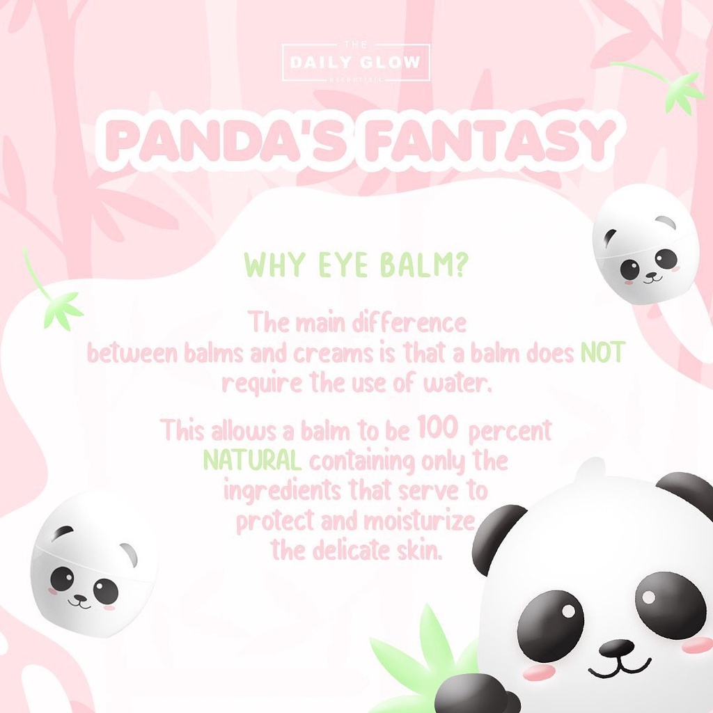 [AUTHORIZED DISTRIBUTOR] THE DAILY GLOW PANDA BRIGHTENING EYE BALM ...