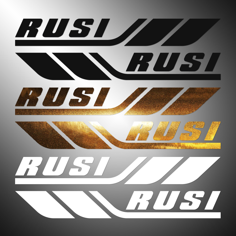 Stickers | 2X RUSI | Racing | Decals | Stripes | Fairings | Vinyl ...