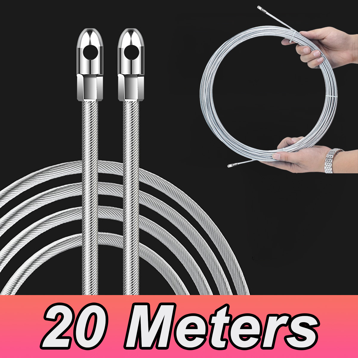 Manual Spring Cable Puller Ergonomic Wire Guide Tool for Electrical ...