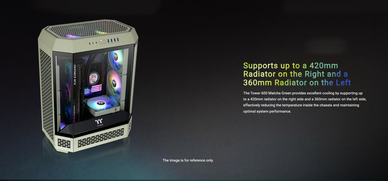 Thermaltake Computer PC Case The Tower 600 Mid Tower (Black|Snow ...