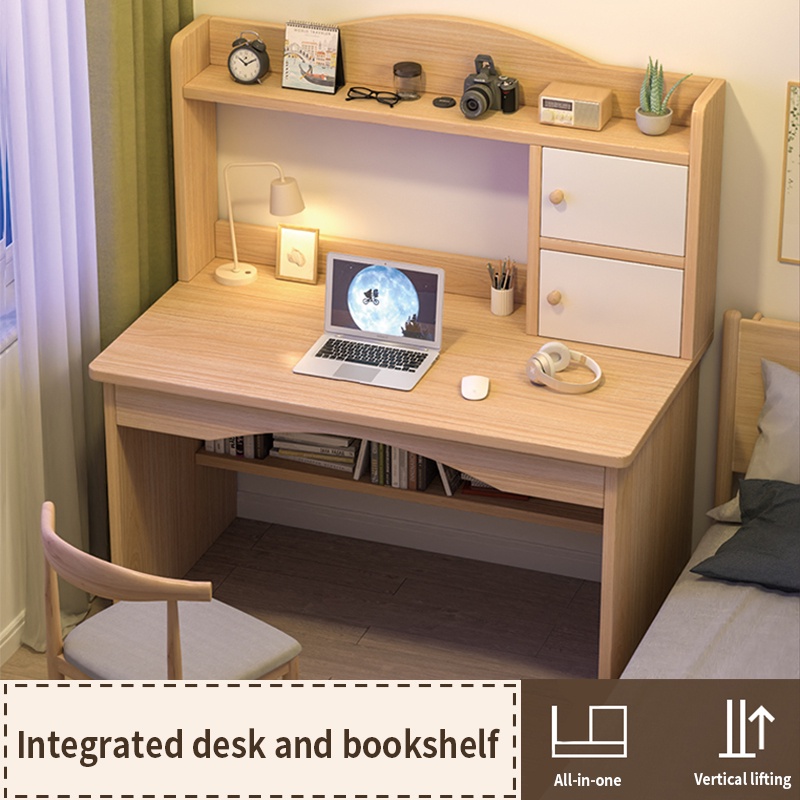 Desktop Computer Desk Student Table Home Study Desk with Drawer ...