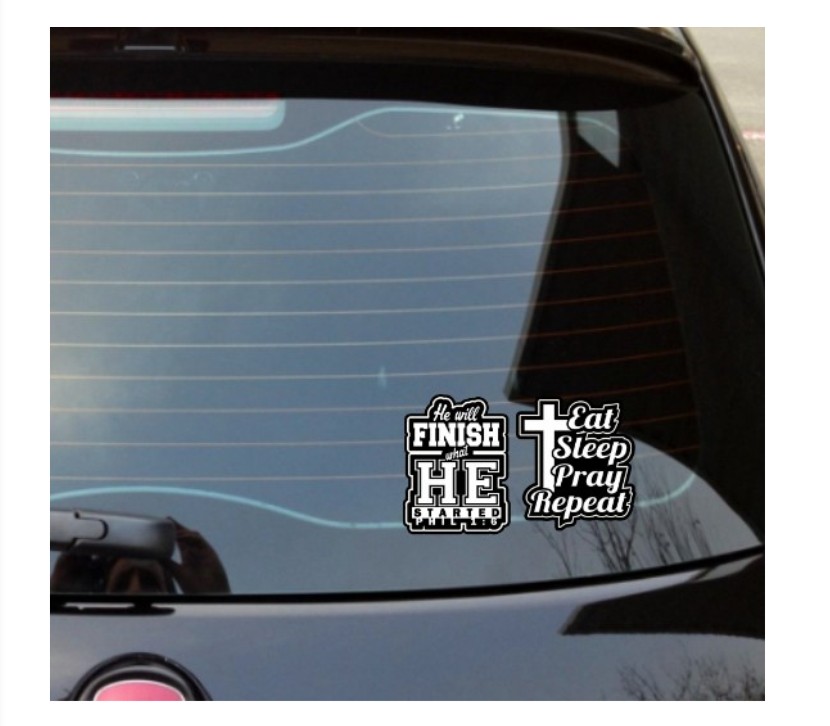 Bible Verse Stickers Christian Sticker Waterproof 3 inches Decals ...