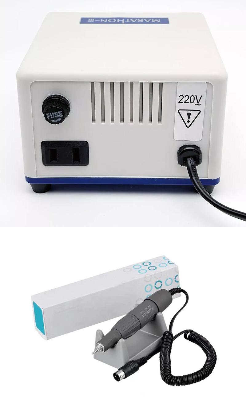 Dental Lab MARATHON Micromotor Machine N3 + E-Type Micro Motor ...