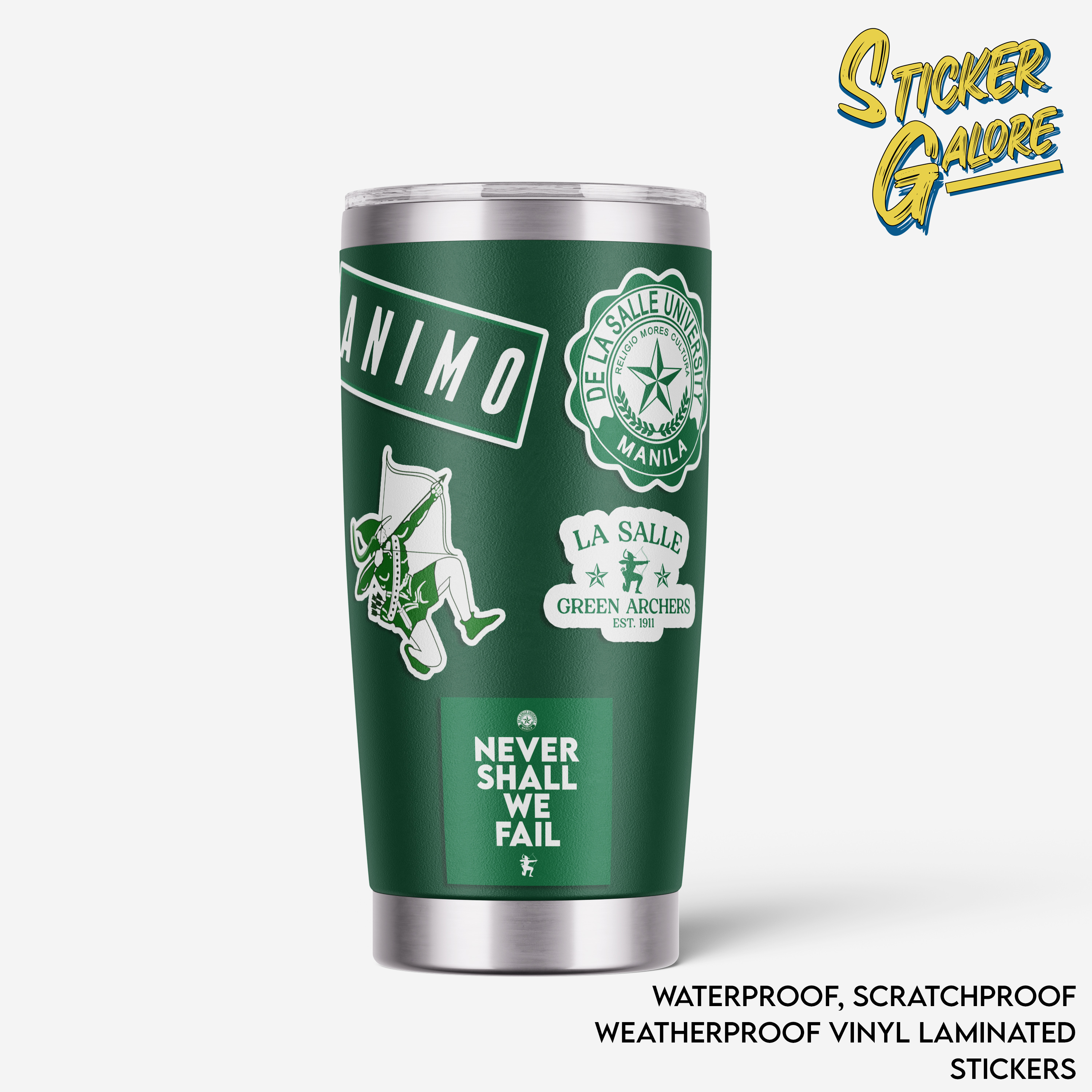 DE LA SALLE UNIVERSITY INSPIRED DLSU VINYL STICKER (WATERPROOF AND ...