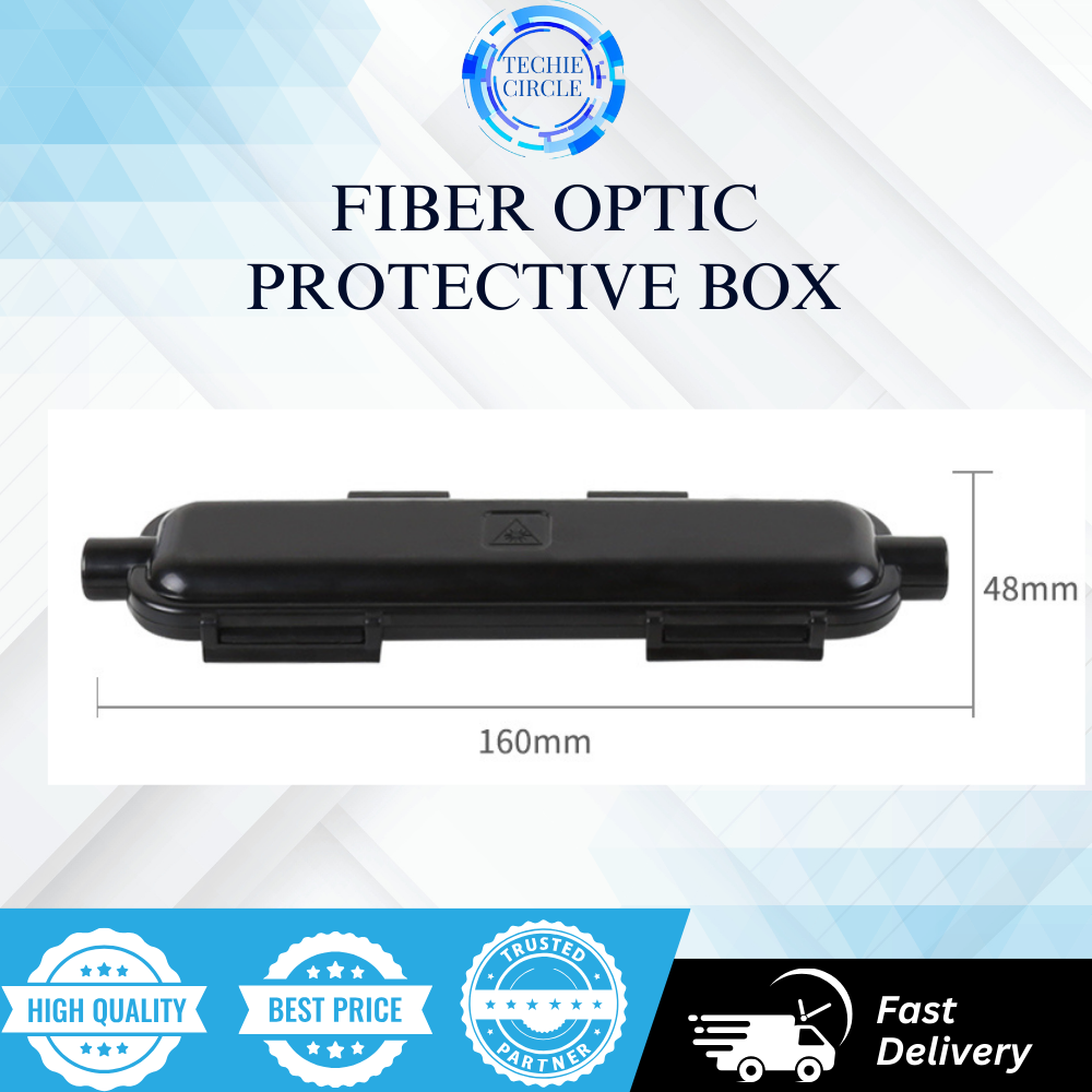 Techie Circle FTTH Fiber Cable Protective Box Waterproof SC Coupler ...