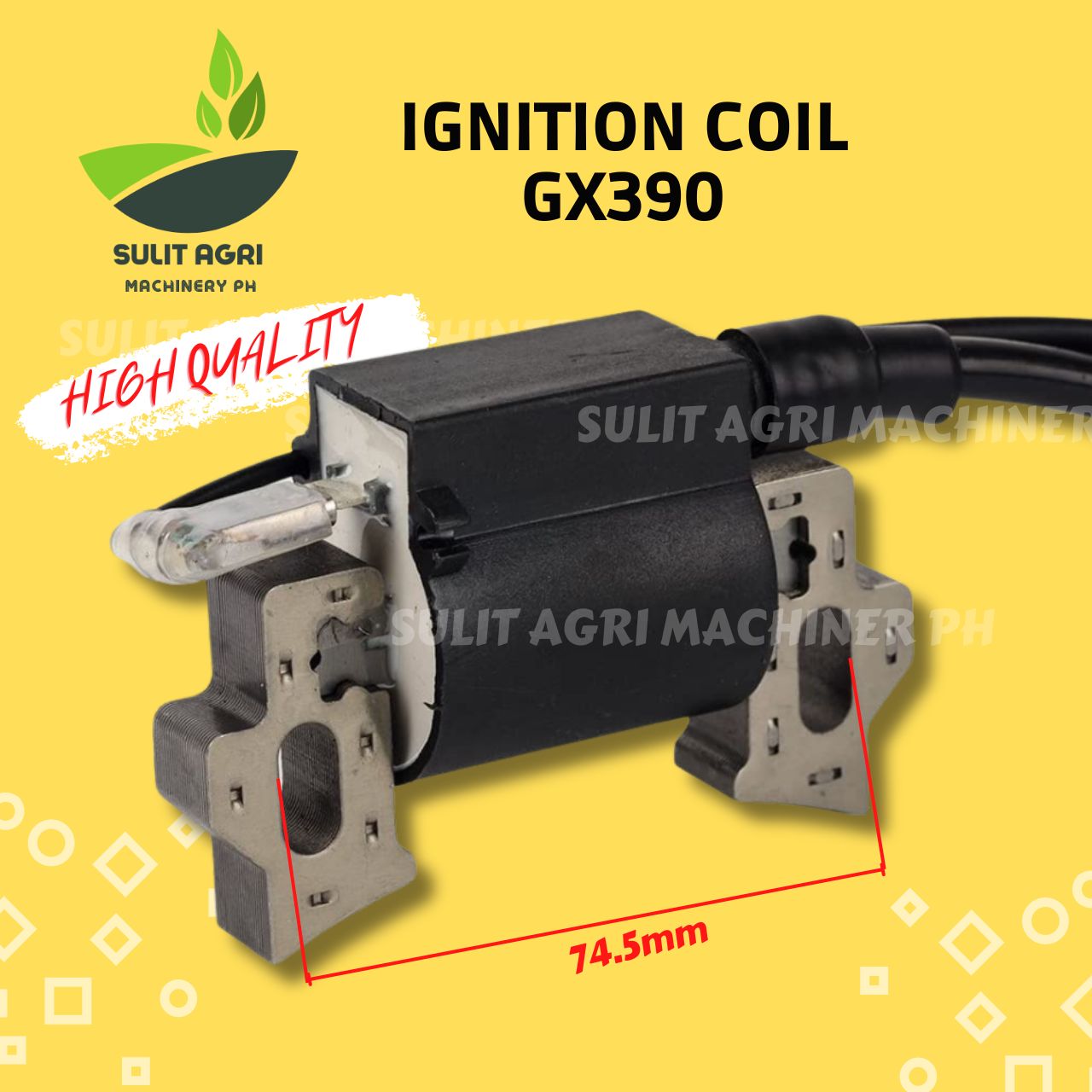 Ignition Coil CDI HONDA GX390 GX340 GX240 GX270 173F-190F 9-18hp Water ...