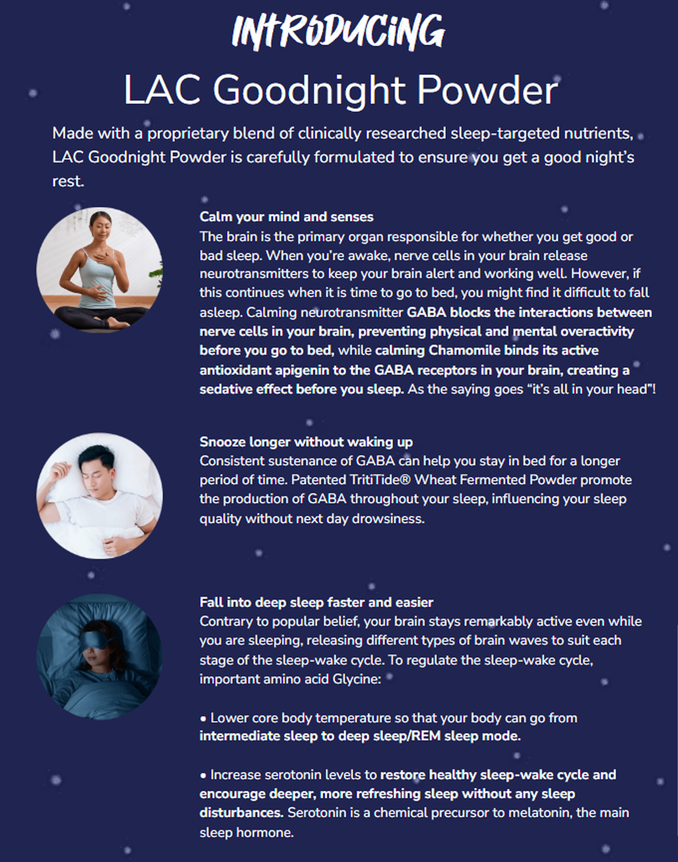 LAC Goodnight zzZZ Formula 3g x 30 sticks (Consume within September ...