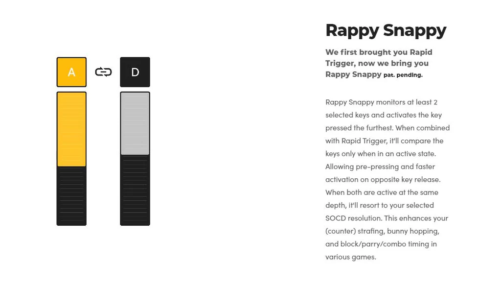 Wooting 80HE PCR Plastic 8k Hz Polling Rate Rapid Trigger Rappy Snappy ...