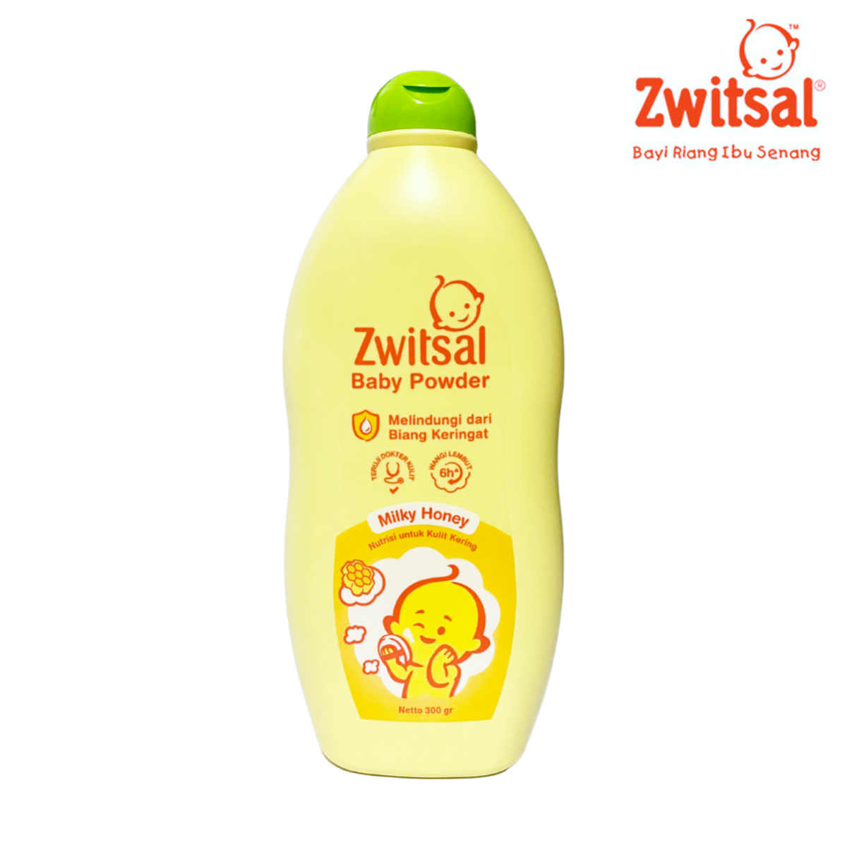 Zwitsal Milky Honey Baby Powder 300g | Shopee Malaysia