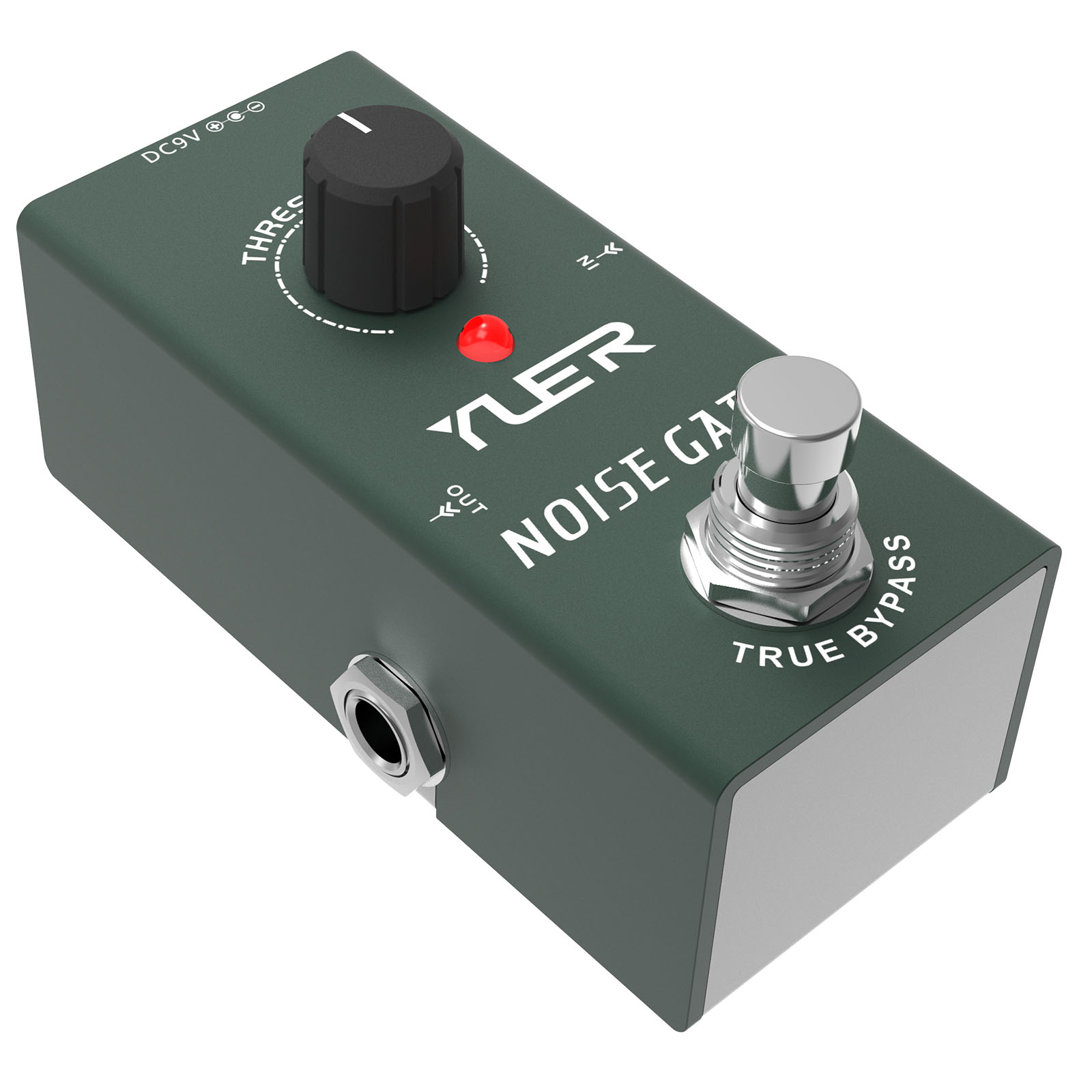 YUER Electric Guitar Pedal Distortion Pedal Noise Gate Metal Shell ...