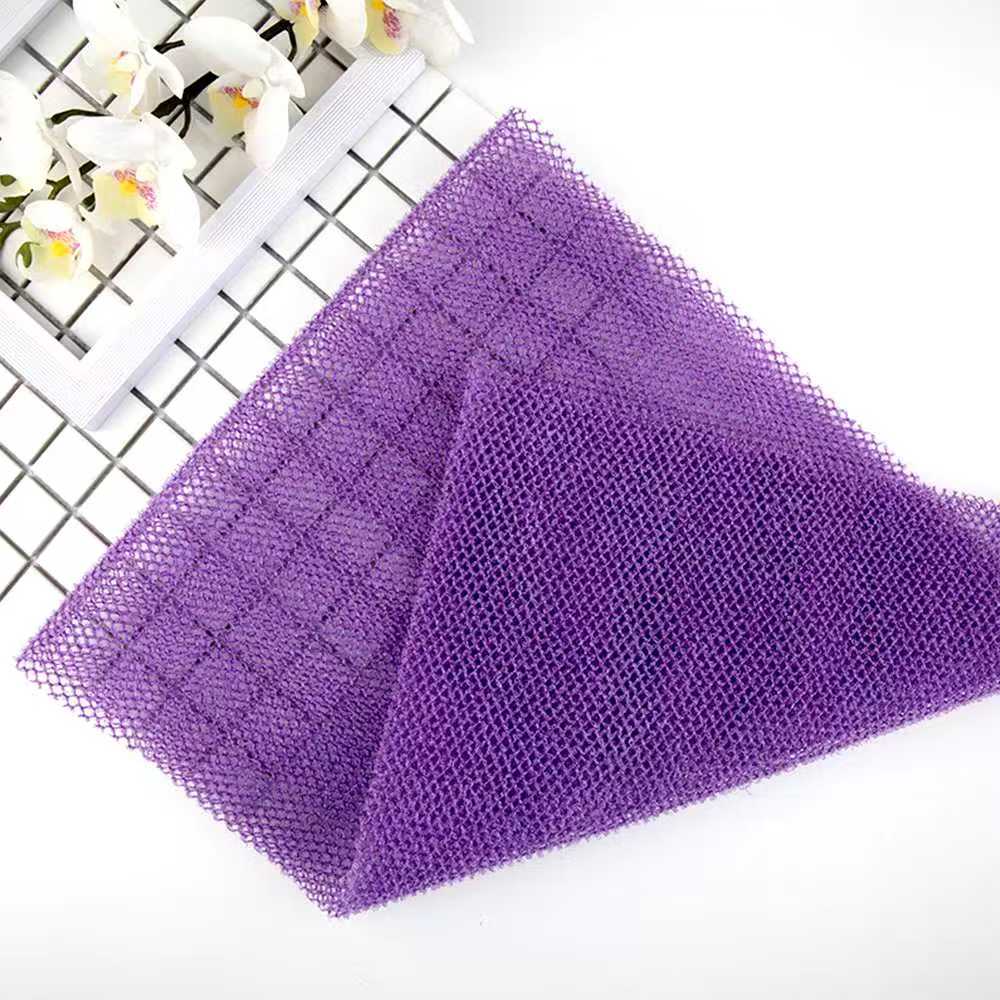 30*80cm Net Sponge Exfoliating Long Bath Body Net Scrubbing Wash Towel ...
