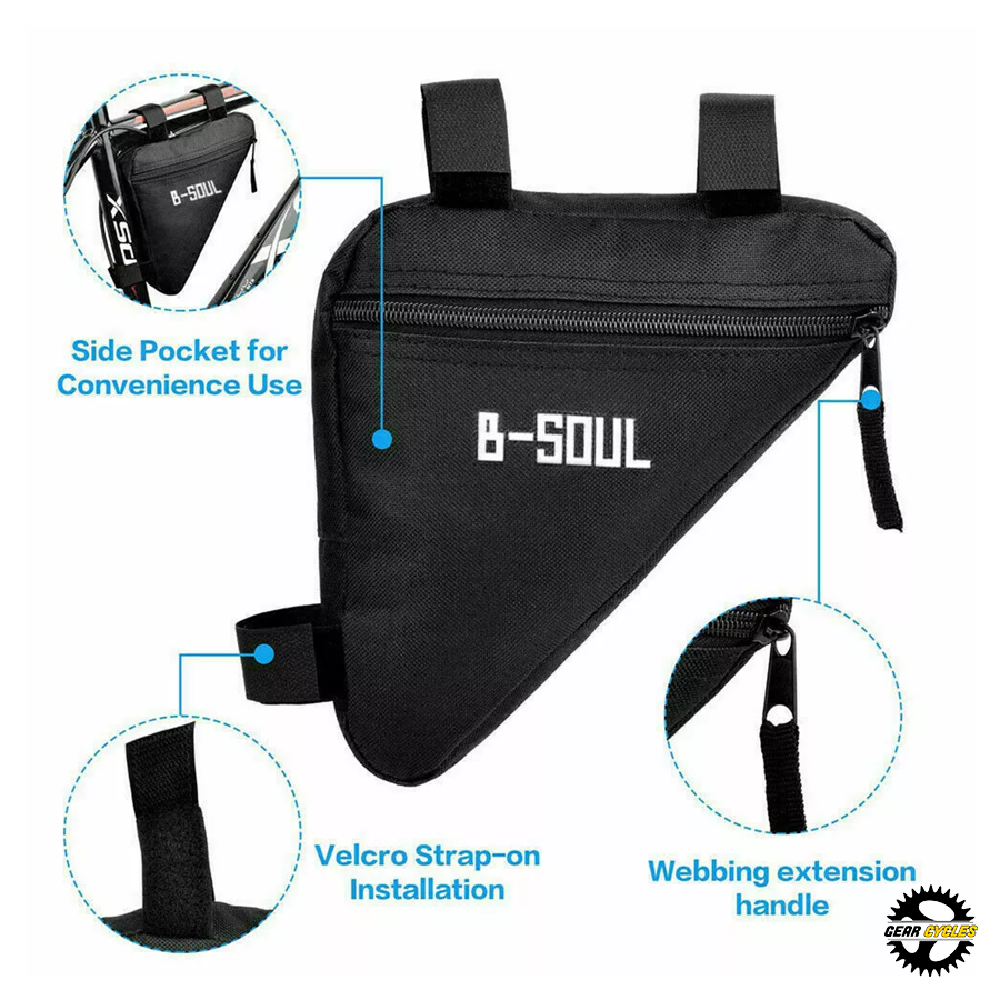 Bike Triangle Frame Bag Cycling Storage Bag Water proof Pouch Bag ...