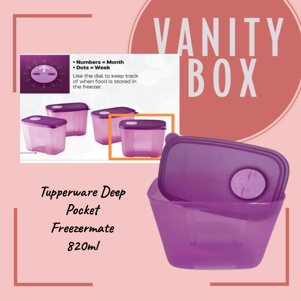 Tupperware Deep Pocket Freezermate 820ml | Shopee Malaysia