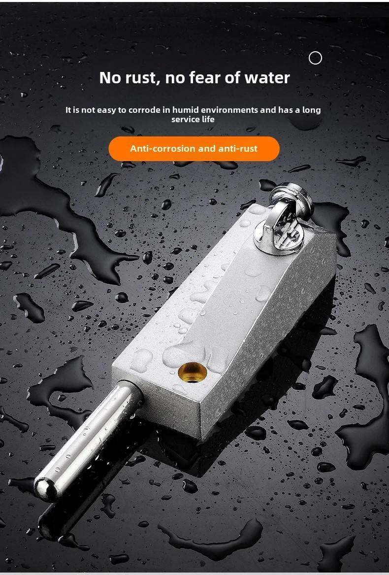 Hoba Aluminum Alloy Floor-standing Mortise Lock Glass Door Spring Bolt ...