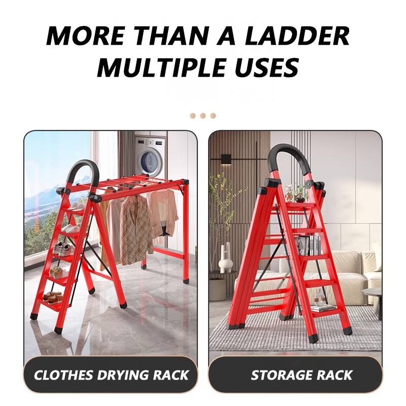 4Steps Ladder Household Clothes drying rack Laundry Rack foldable ...