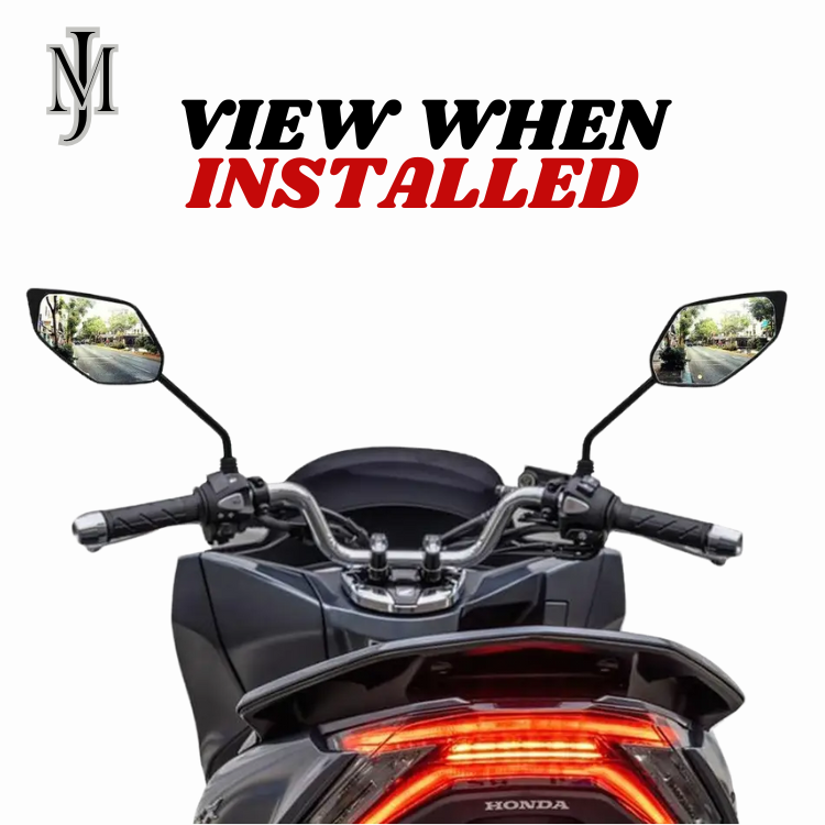 Suzuki Raider R150 Fi JM Leaf Type/ Dahon Long Black Stem Clear Lens ...