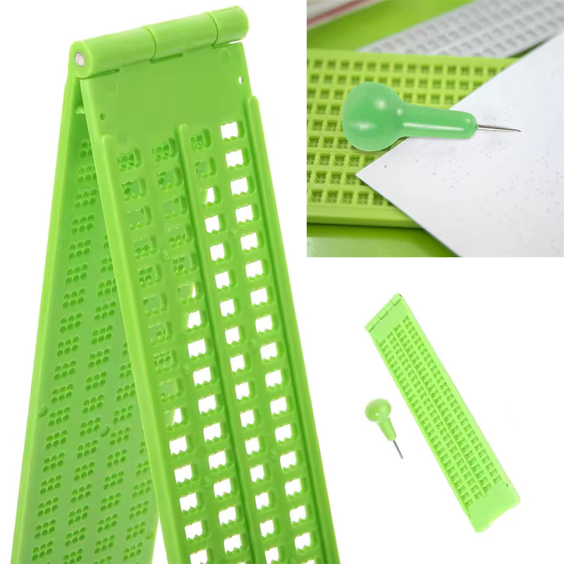 Plastic Braille Writing Slate Braille Slate and Stylus Practical ...