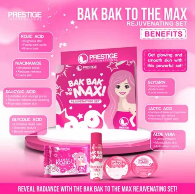 PRESTIGE REJUVENATING SET (BAKBAK TO THE MAX) | Shopee Malaysia
