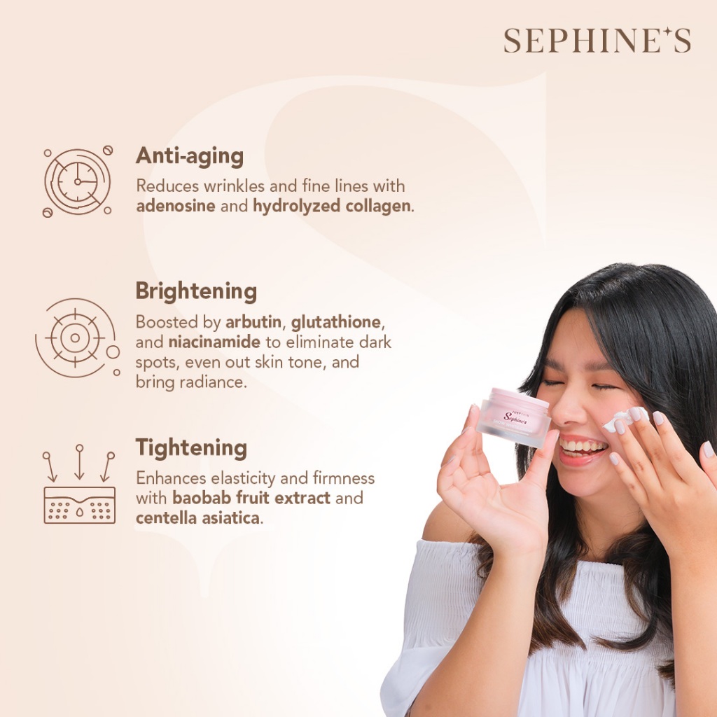 Sephines Snow White Moisture - Daily Hydrating & Brightening Cream | Shopee Malaysia