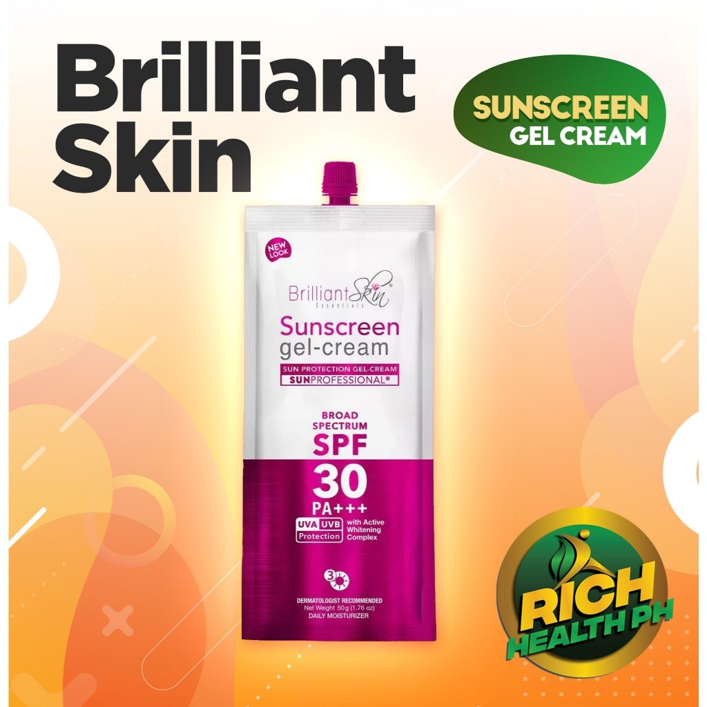 Brilliant Skin Sunscreen Gel-Cream Spf30 50g | Shopee Malaysia