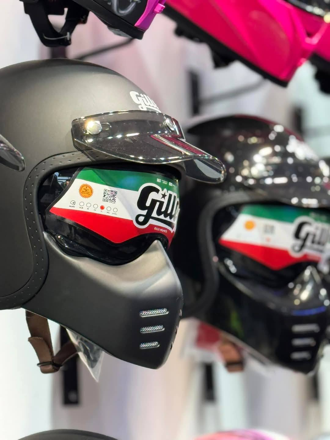 100 GILLE OP12 helmet full face modular for motorcycle classic helmet ...