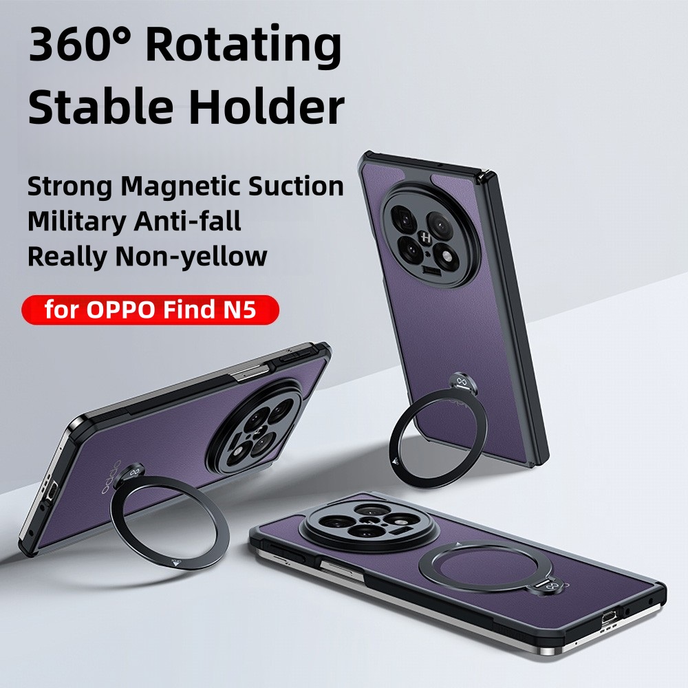 OPPO Find N5 Xundd Magnetic Holder Case with Tempered Glass included ...