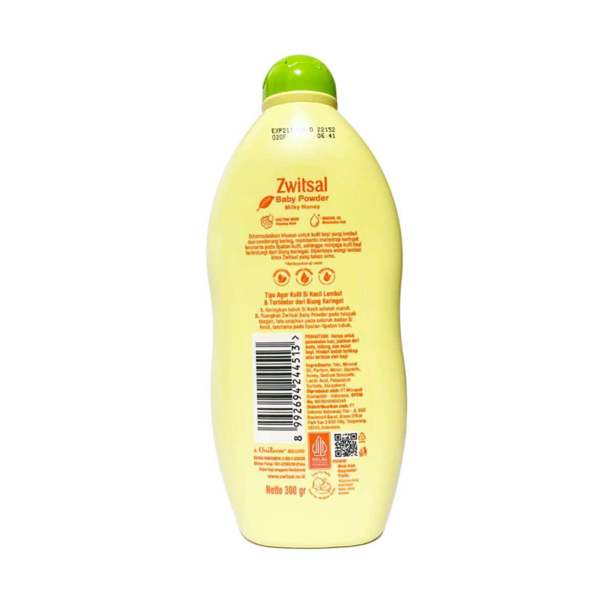 Zwitsal Milky Honey Baby Powder 300g | Shopee Malaysia