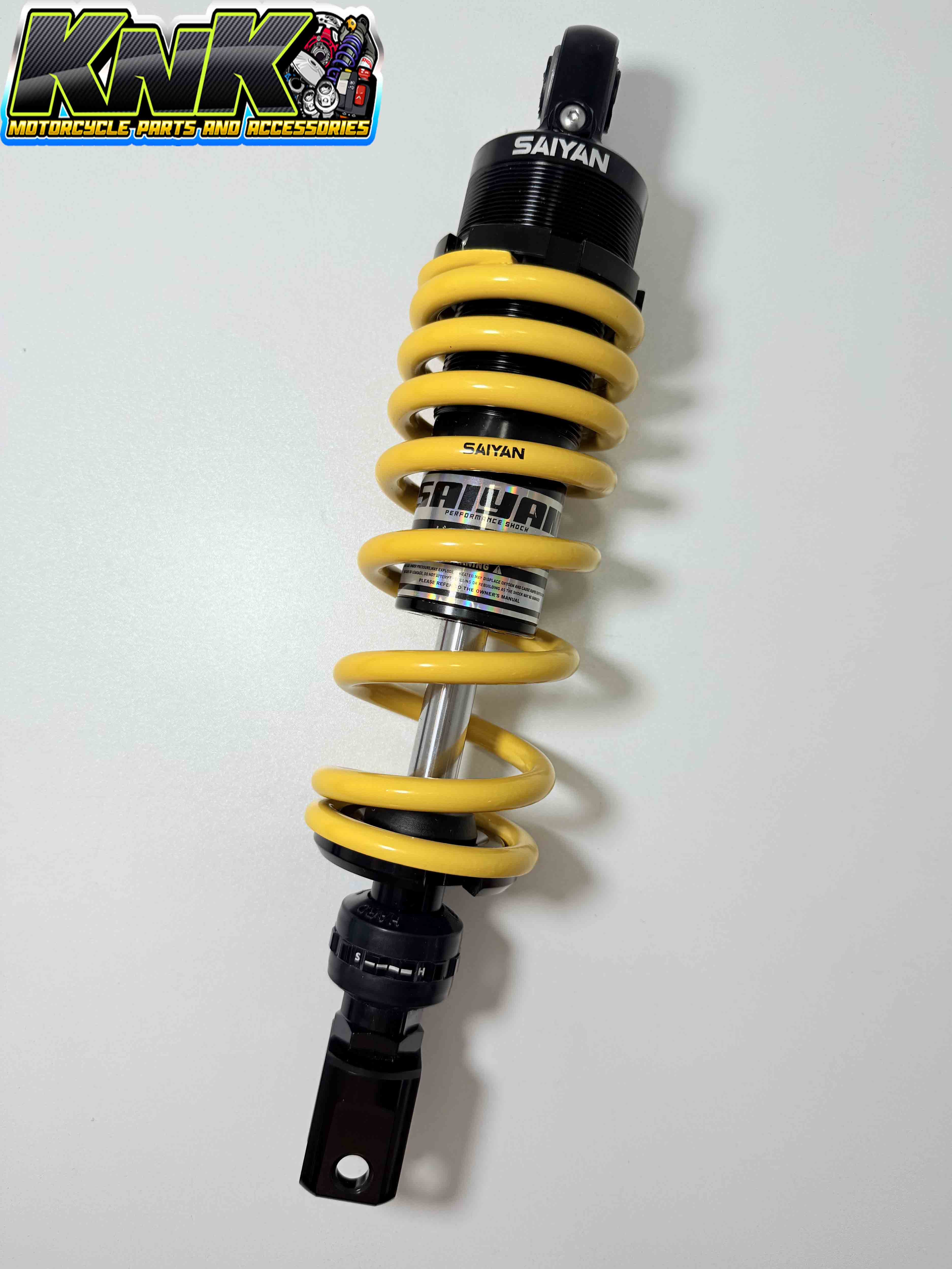 SAIYAN REAR SHOCK FULLY ADJUSTABLE 300MM FOR MIO SPORTY / BEAT ...