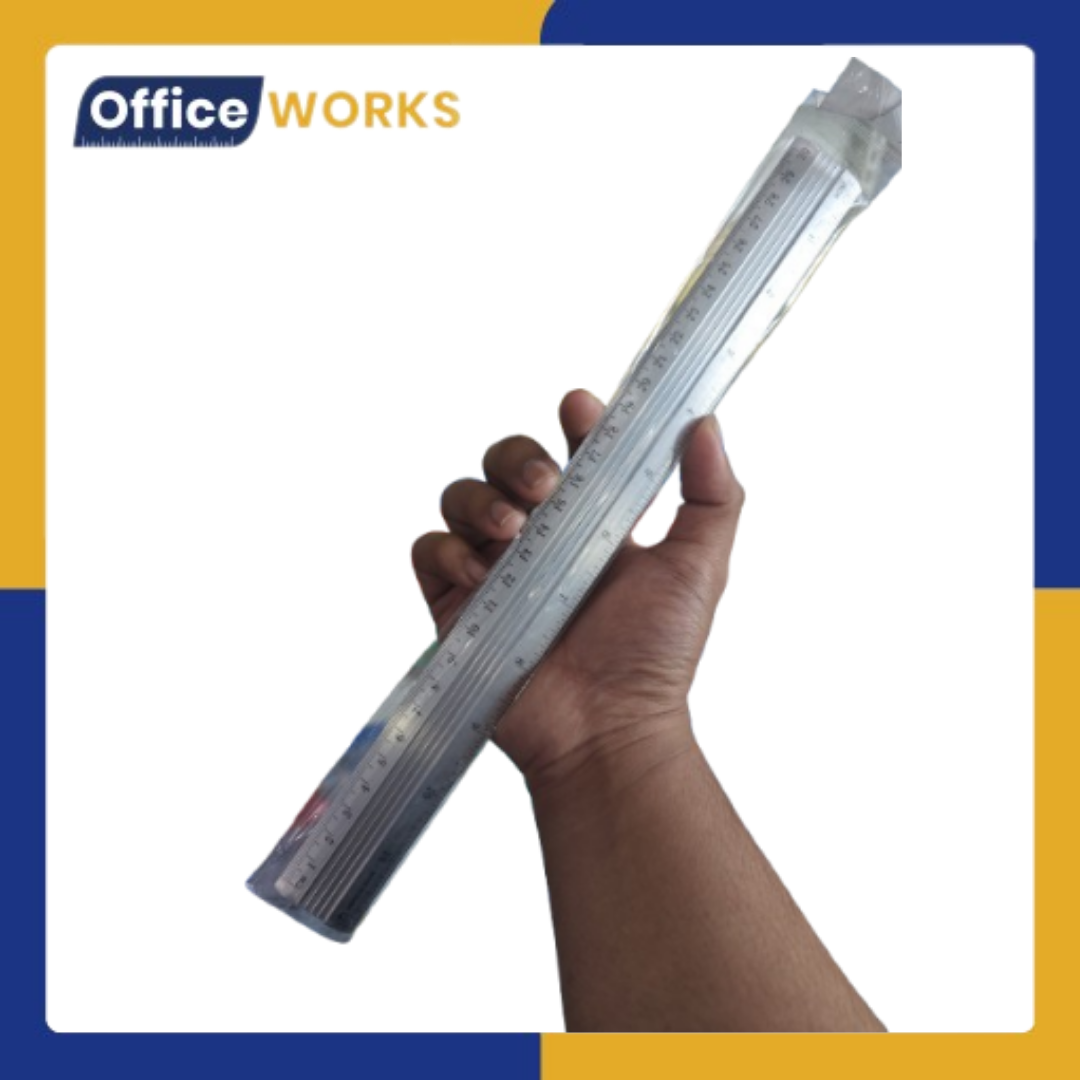 Aluminum Hard Metal Ruler 12inches / 30cm | Shopee Malaysia