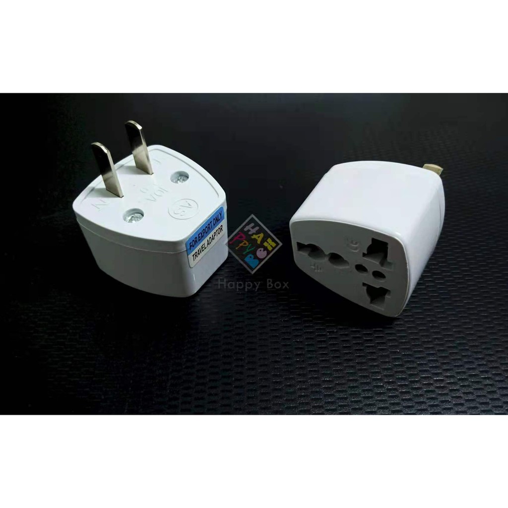 Two-pin three-hole plug 2 to 3 socket converter global travel converter ...