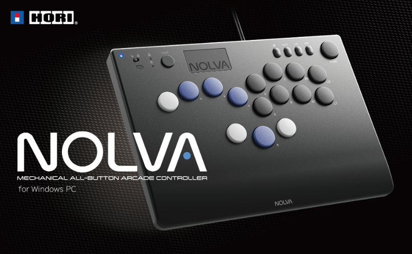 Hori Nolva Mechanical All-Button Arcade Controller for PC [HPC-082A ...