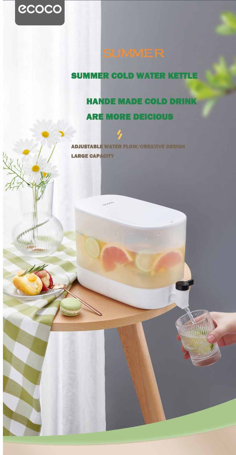 Ecoco Cold Water Dispenser Household Refrigerator Kettle Flow ...