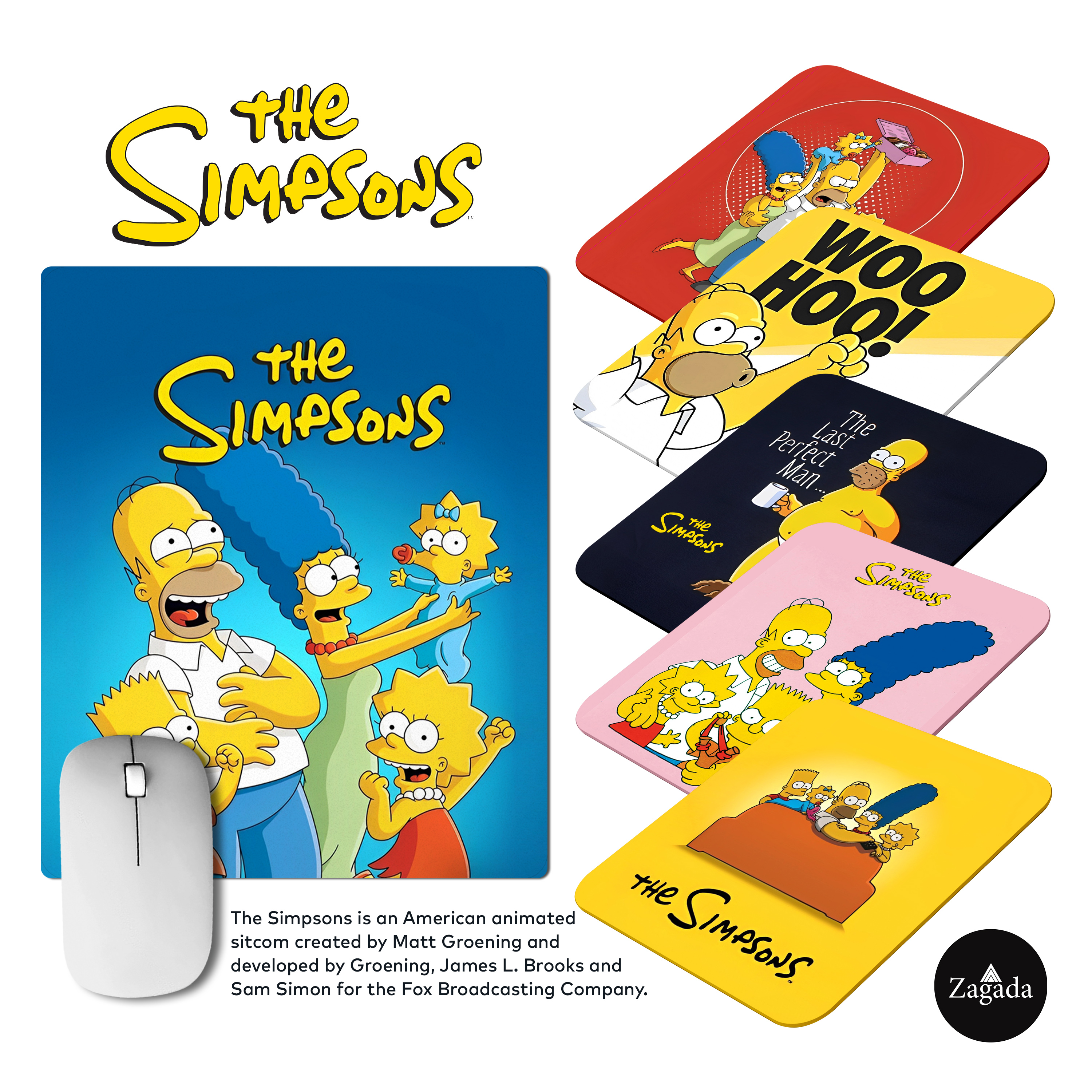 The Simpsons Mousepad Design Collection Best for Study, Gaming and ...