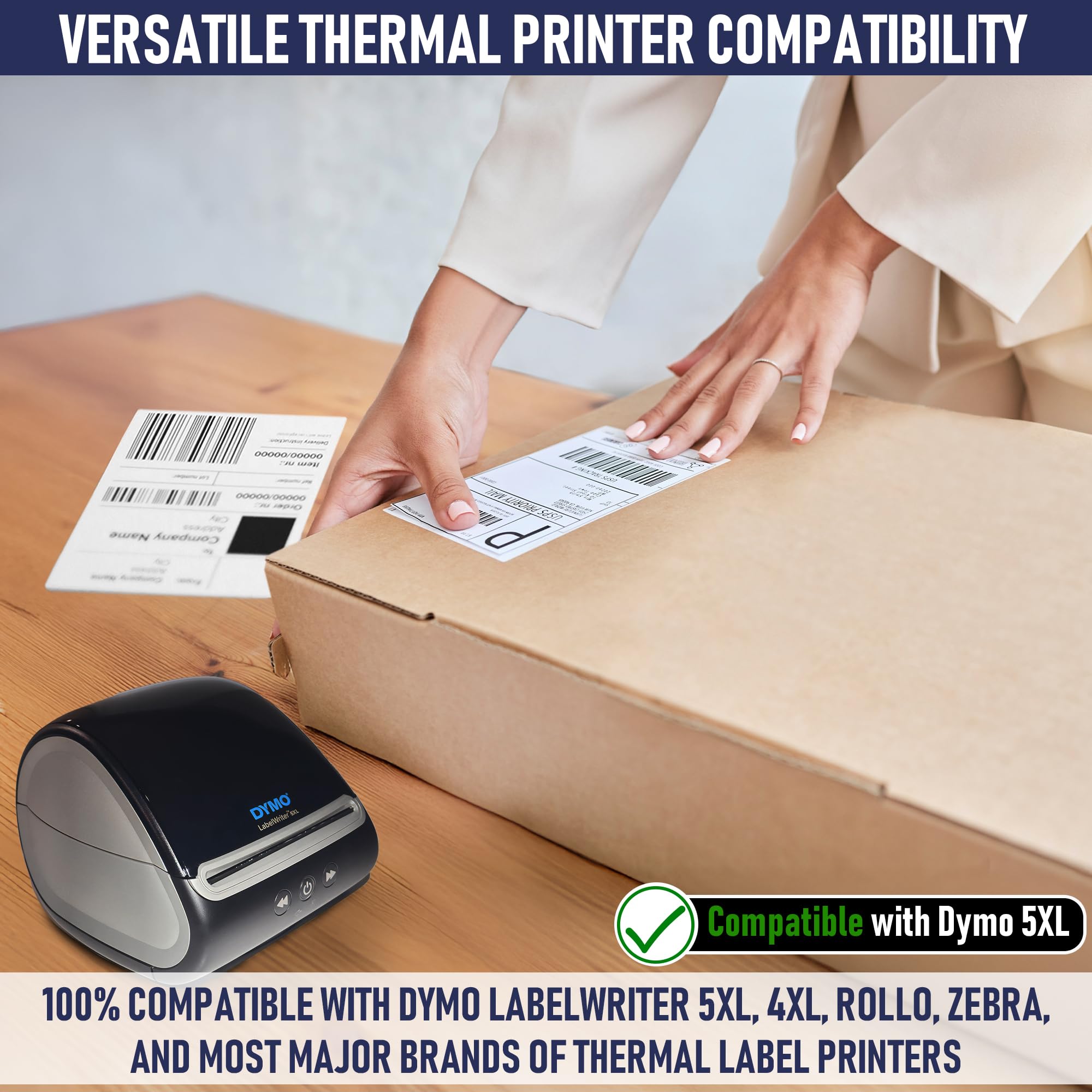 A7 Waybill Sticker 100x75mm Paper Waterproof Thermal Paper Roll A6 ...